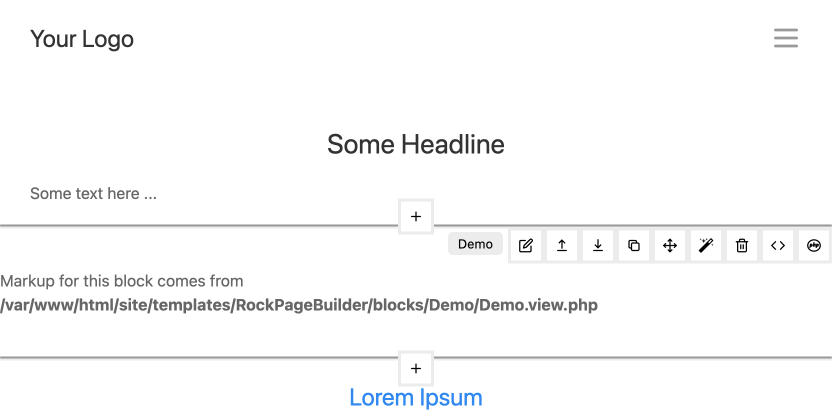 RockPageBuilder - Quickstart